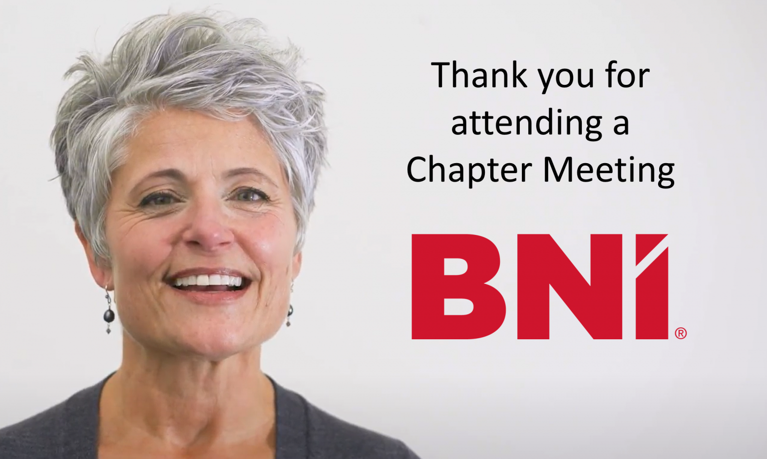 Thank you for attending – Grow with BNI